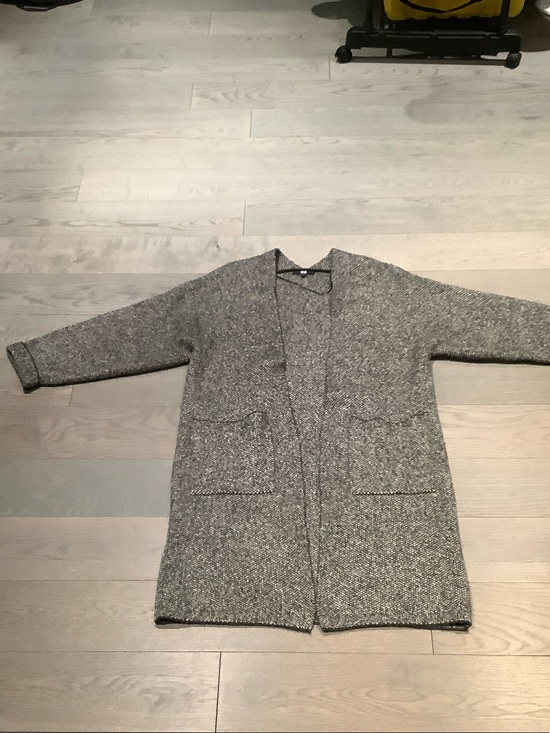 Uniqlo | Sweaters | Uniqlo Gray Openfront Long Cardigan Sweater | Poshmark